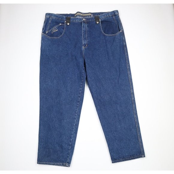 Vintage | Jeans | Nos Vintage 9s Streetwear Mens 50x32 Baggy Loose Fit ...